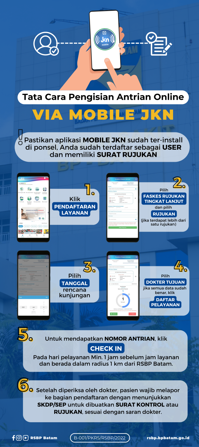 Tata Cara Daftar Ulang Melalui Aplikasi Mobile JKN – RSBP Batam